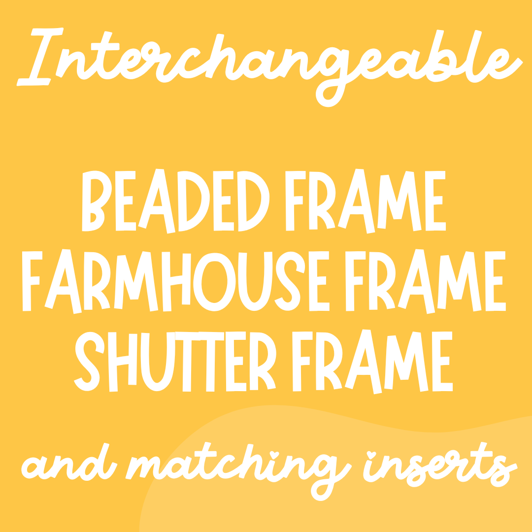 INTERCHANGEABLE: Frames – The Creative Llama